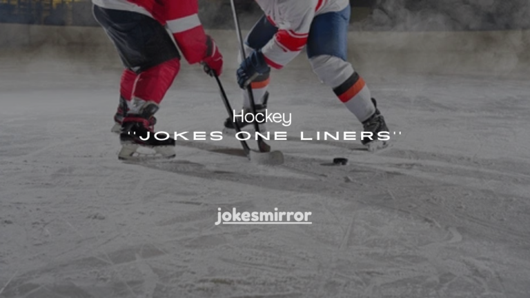 140+ Hockey Jokes One Liners
